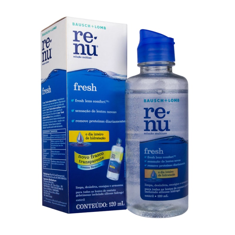 Renu Fresh 120 ml • LentesdeContato.NET